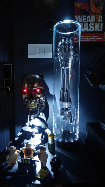 Terminator T800 Arm with Light Base Remixed by PaulD MakerWorld ...
