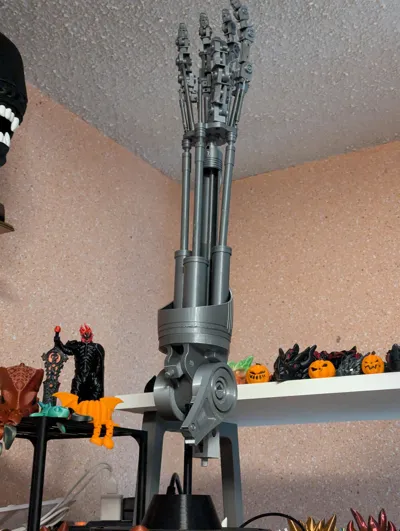 Terminator T800 Arm with Light Base Remixed by PaulD MakerWorld ...