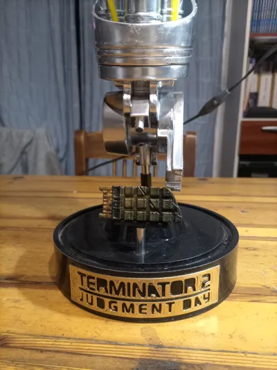 Terminator T800 Arm with Light Base - Free 3D Print Model - MakerWorld
