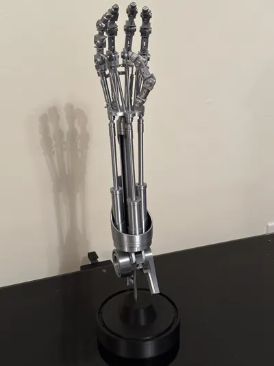 Terminator T800 Arm with Light Base Remixed by PaulD MakerWorld ...