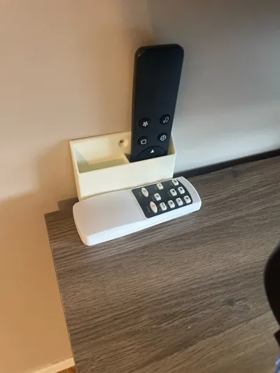 slimline remote control holder - Free 3D Print Model - MakerWorld