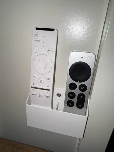 slimline remote control holder - Free 3D Print Model - MakerWorld