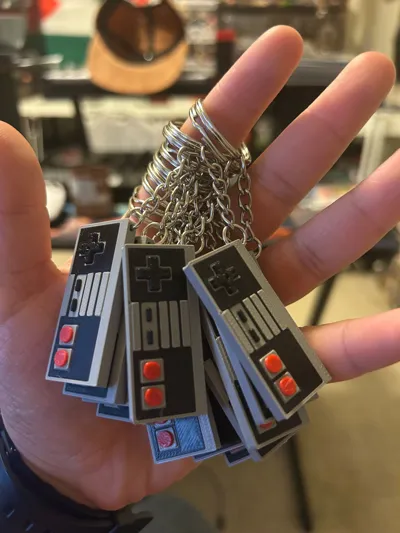 NES Controller Keychain Remixed by Super3D MakerWorld: Download Free 3D ...