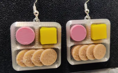Lunchable Earrings by Ibaviosa Baubles MakerWorld: Download Free 3D Models