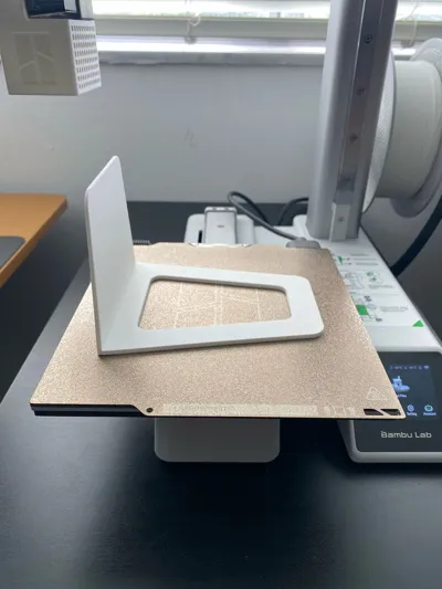 Minimalist Book Stand / Bookend / Book Support - Free 3D Print Model ...