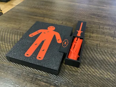 Magic Sword Trick / Optical Illusion - Free 3D Print Model - MakerWorld