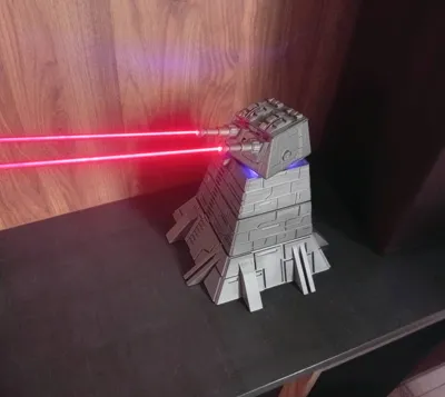 XX-10 Turbo Laser Dice Tower - Free 3D Print Model - MakerWorld