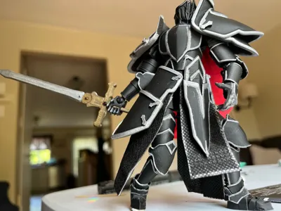 Black Knight - Based on dummy 13 Fully movable - Free 3D Print Model ...
