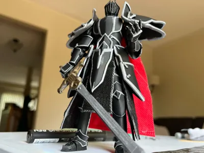 Black Knight - Based on dummy 13 Fully movable - Free 3D Print Model ...