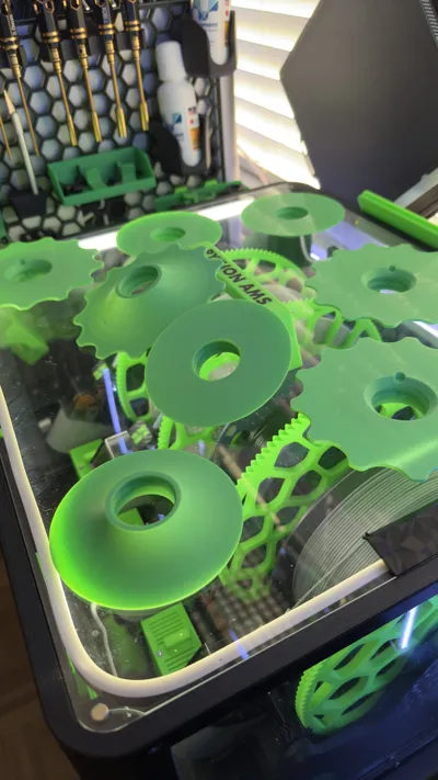 Python AMS Universal Spool Holder - Sunlu, etc Remixed by Man of ...