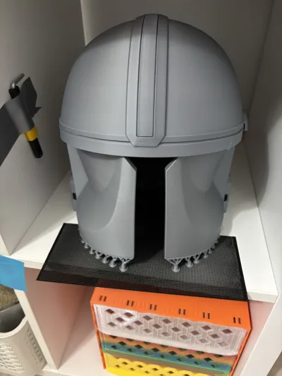 XXL Mandalorian helmet big head edition w/extras! Remixed by Just say ...