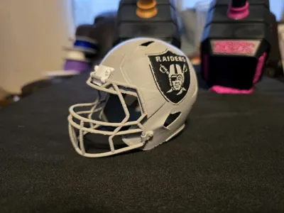 Las Vegas Raiders Football Helmet - Free 3D Print Model - MakerWorld