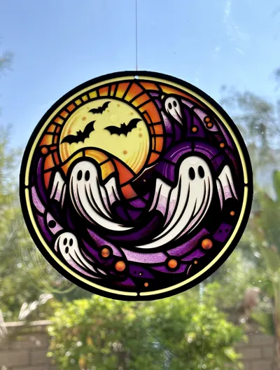 Stained Glass Ghosts by DoctorOfLegend - MakerWorld