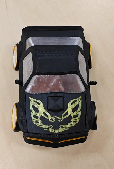 Tooned FIREBIRD TRANS AM by soarpix MakerWorld: Download Free 3D Models