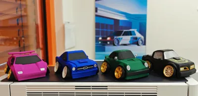 Tooned FIREBIRD TRANS AM by soarpix MakerWorld: Download Free 3D Models