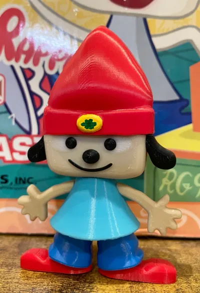 PaRappa The Rapper 3D Figure (Assembly Required) by LAYRLAB MakerWorld ...