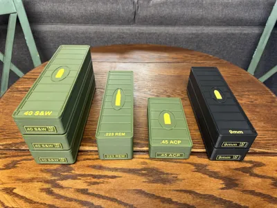 Ammo Storage 9mm 100 Rounds by Coconut MakerWorld: Download Free 3D Models