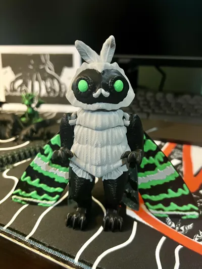 Articulated Mothman Cryptid Monster by Daann_ii MakerWorld: Download ...