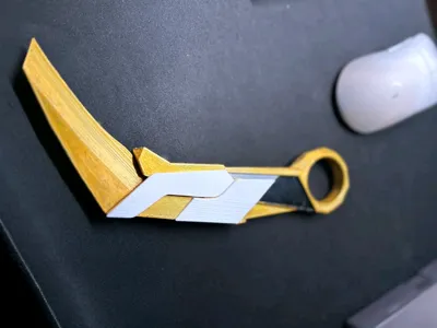 Valorant Prime Karambit - Free 3D Print Model - MakerWorld