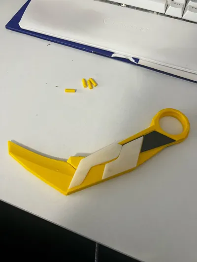 Valorant Prime Karambit - Free 3D Print Model - MakerWorld