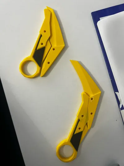 Valorant Prime Karambit - Free 3D Print Model - MakerWorld