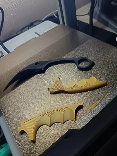 Claw knife 爪刀 Karambit by SolidWorks魔方云学院 MakerWorld: Download Free 3D ...