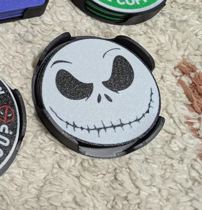 Jack Skellington Coaster by Franchescor MakerWorld: Download Free 3D Models