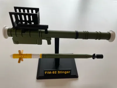 Legendary Stinger Missile Launcher | Easy Snap Fit - Free 3D Print ...