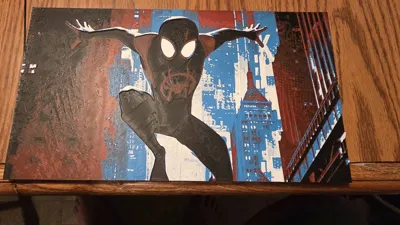 Miles Morales Spiderman Spider-verse Hueforge - Free 3D Print Model ...