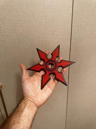 Fidget Ninja Star Spinner by ProtoDad MakerWorld: Download Free 3D Models