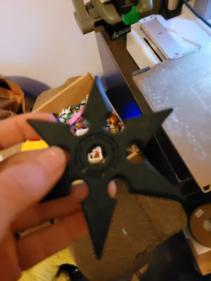 Fidget Ninja Star Spinner by ProtoDad MakerWorld: Download Free 3D Models