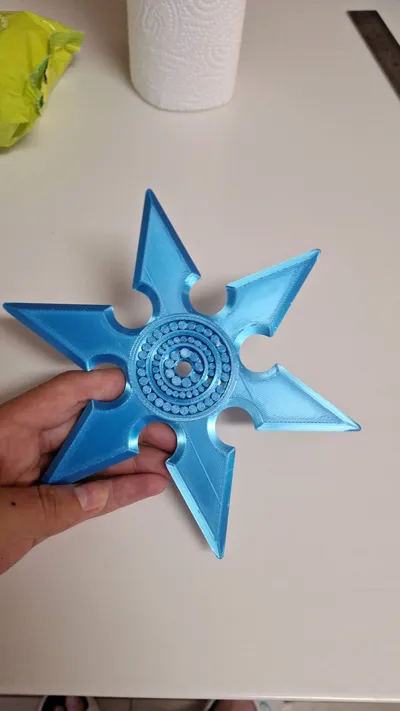 Fidget Ninja Star Spinner - Free 3D Print Model - MakerWorld
