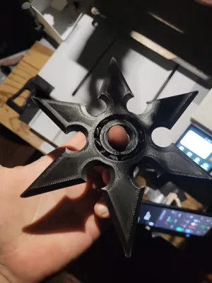 Fidget Ninja Star Spinner by ProtoDad MakerWorld: Download Free 3D Models
