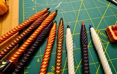 Fidget Pen Pumpkin edition - Free 3D Print Model - MakerWorld