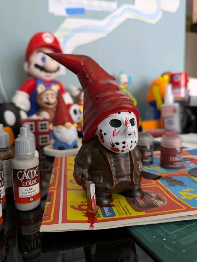 Jason the Murder Gnome by standitupstore - MakerWorld