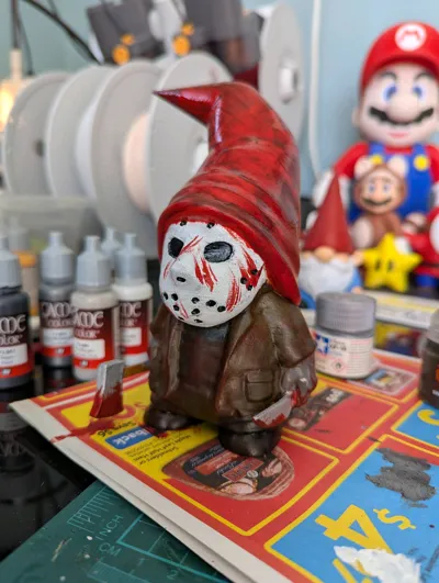 Jason the Murder Gnome by standitupstore - MakerWorld