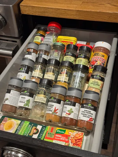 Modular Drawer Spice Rack - Free 3D Print Model - MakerWorld