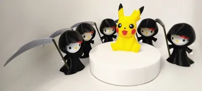 Grim Reaper Hello Kitty by JP3D MakerWorld: Download Free 3D Models