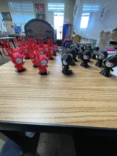 Grim Reaper Hello Kitty by JP3D MakerWorld: Download Free 3D Models