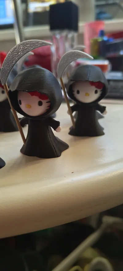 Grim Reaper Hello Kitty by JP3D MakerWorld: Download Free 3D Models