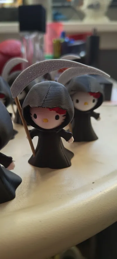 Grim Reaper Hello Kitty by JP3D MakerWorld: Download Free 3D Models