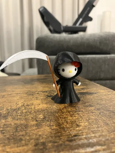 Grim Reaper Hello Kitty by JP3D MakerWorld: Download Free 3D Models