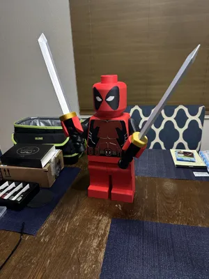 1000% Brick Deadpool (includes Multi-Part Profile) - Free 3D Print ...