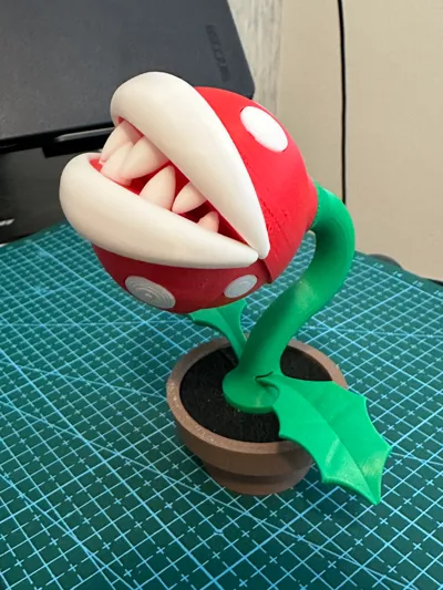 Piranha Plant - Chomping Fidget Toy by N426 MakerWorld: Download Free ...