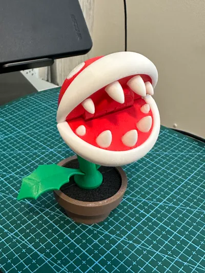 Piranha Plant - Chomping Fidget Toy by N426 MakerWorld: Download Free ...