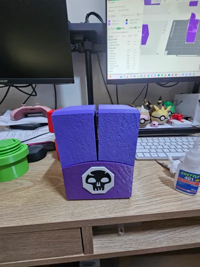 An oversized geared deck box for Planechase decks. by Martin_au ...