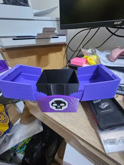 An oversized geared deck box for Planechase decks. by Martin_au ...