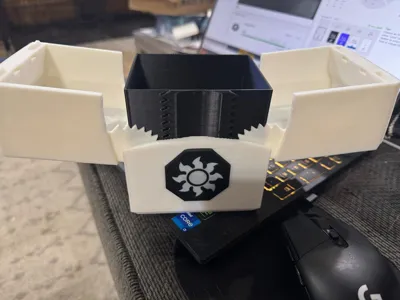 An oversized geared deck box for Planechase decks. by Martin_au ...