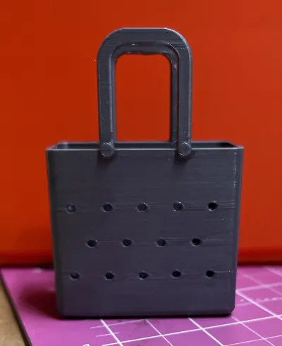 Mini Bogg Bag Keychain by Big F MakerWorld: Download Free 3D Models