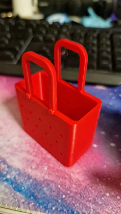 Mini Bogg Bag Keychain - Free 3D Print Model - MakerWorld